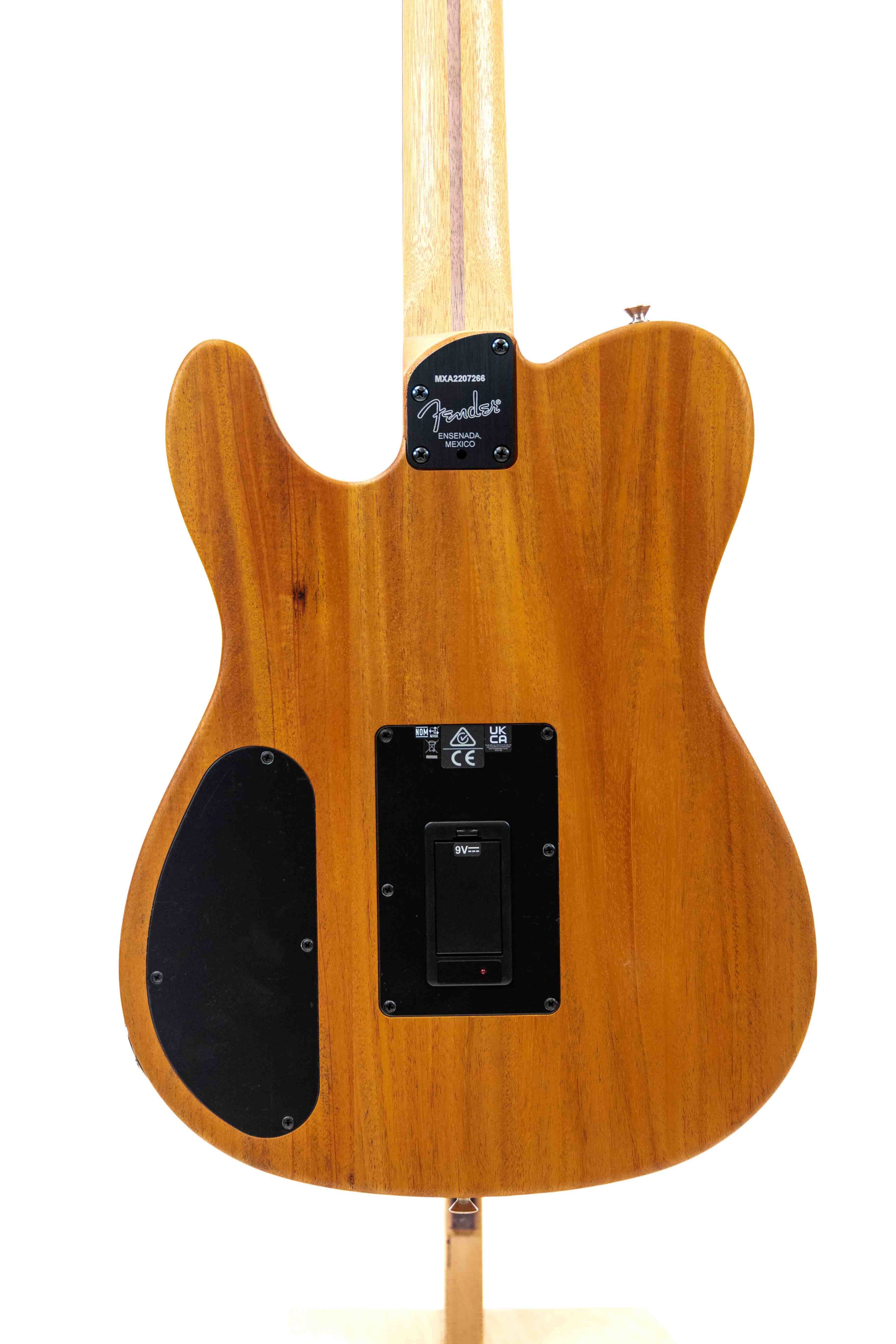 Fender Acoustasonic Player Telecaster Acoustic Electric Guitar Brushed ...